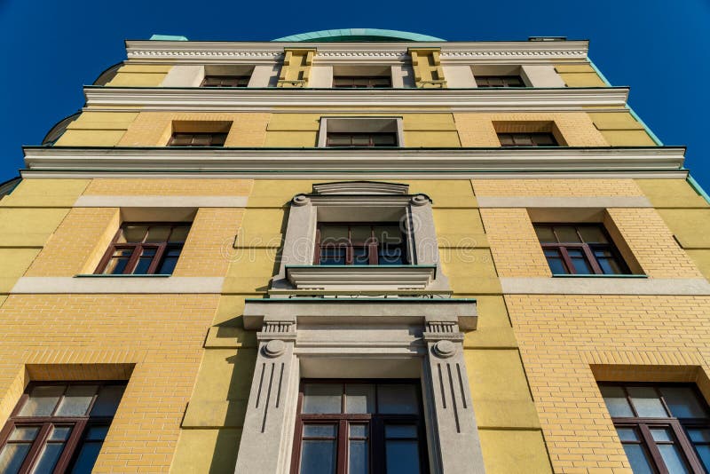 Fragments of Building Facades Stock Photo - Image of accommodation ...