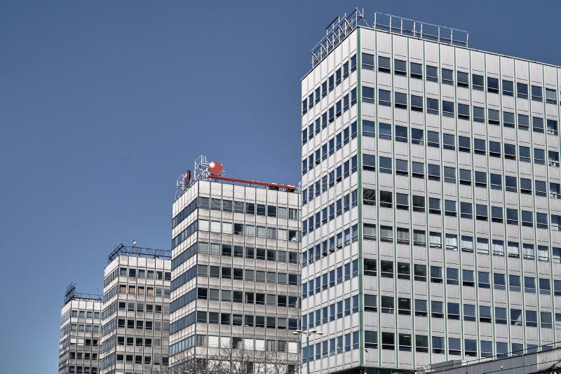 Fragments of Modern Office Buildings Stock Photo - Image of wall ...