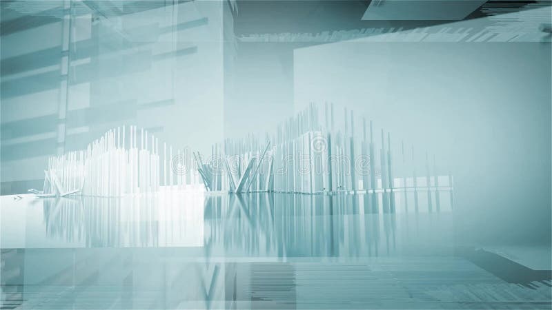 Fragments and Pieces Falling 3D Stock Video - Video of bricks, collapse ...