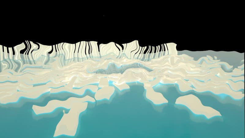 Fragments and Pieces Falling 3D Stock Footage - Video of breakdown ...