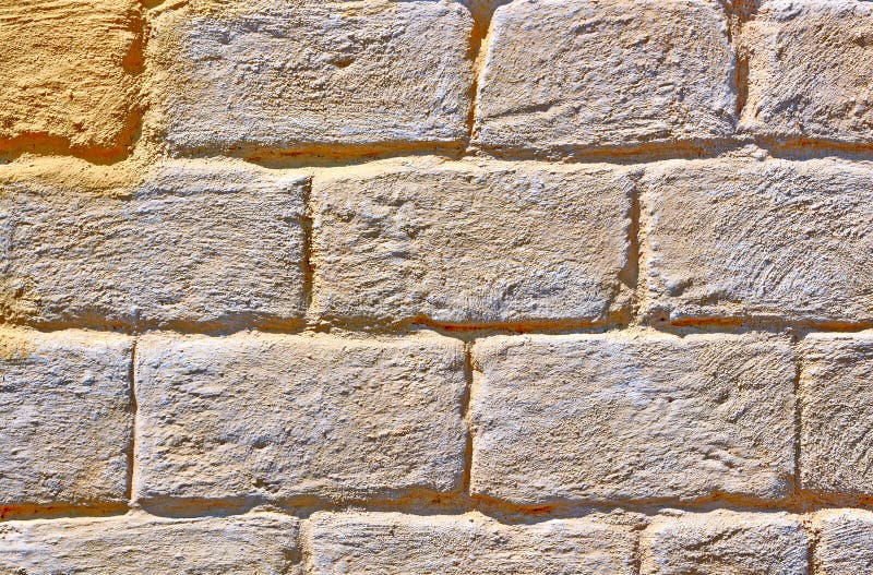 Fragments of the Walls Laid with Large and Small Bricks,cement Used in ...