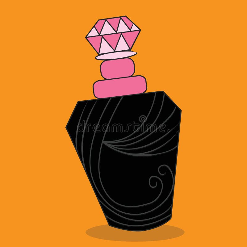 Fragrance Diamond Cap Black 05 Stock Vector - Illustration of fragrance ...