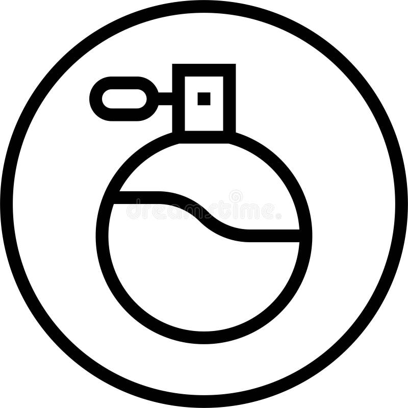 Fragrance Free Label Line Icon, Vector Illustration Stock Vector ...