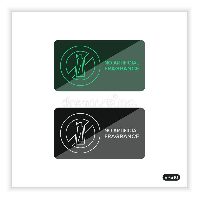 Scent Free Please Sign. English Text in a Circle Stock Illustration ...