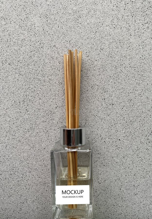 A Fragrance for the Home. Perfume. a Bottle with Chopsticks. a Layout ...