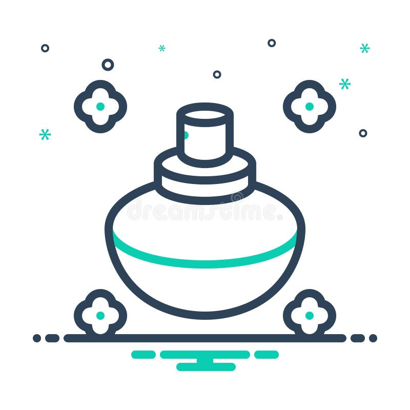 Mix Icon for Fragrance, Perfume and Aromatic Stock Vector ...