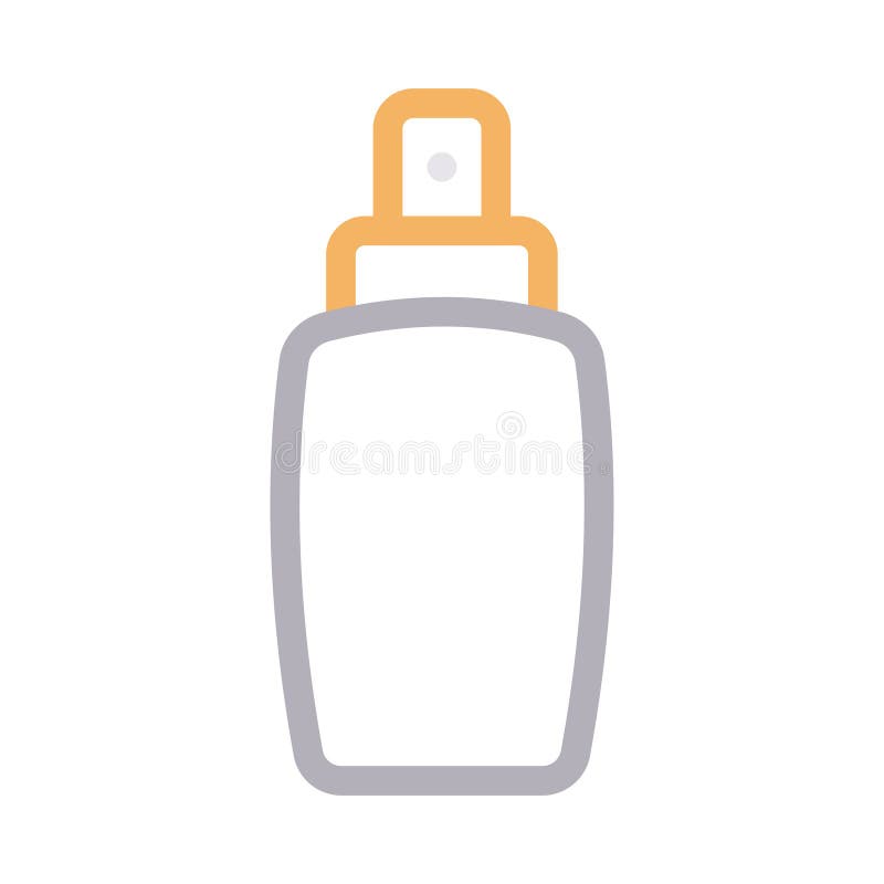 Fragrance Thin Color Line Vector Icon Stock Vector - Illustration of ...