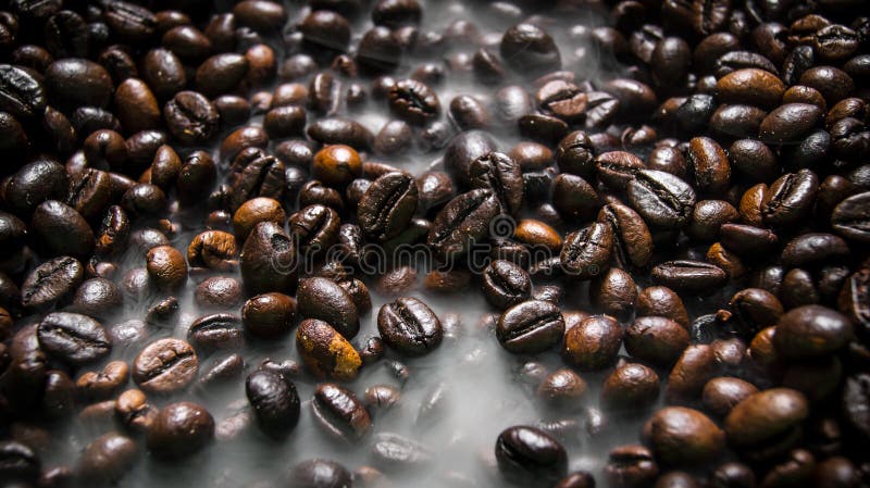 Fragrant Fried Coffee Beans. Stock Photo - Image of coffee, bean: 67697226