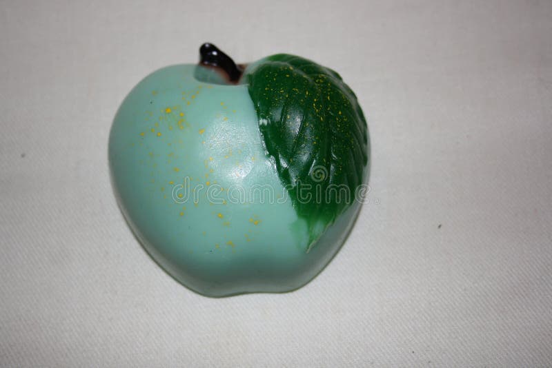 Handmade soap green apple stock image. Image of fragrant - 194063749