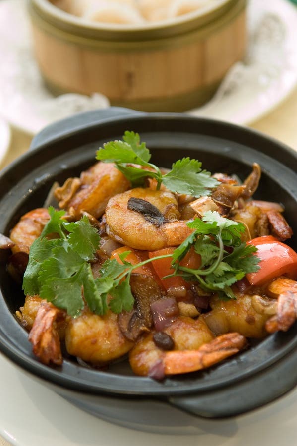 Fragrant King Prawn Hot Pot Stock Image - Image of food, oriental: 382971