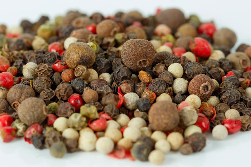 Fragrant Mixture of Five Peppers Stock Photo - Image of dried, multi ...