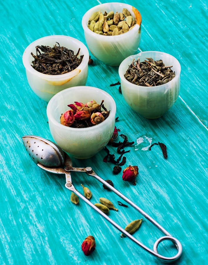 Fragrant tea leaves stock photo. Image of ceremony, warming - 45542676