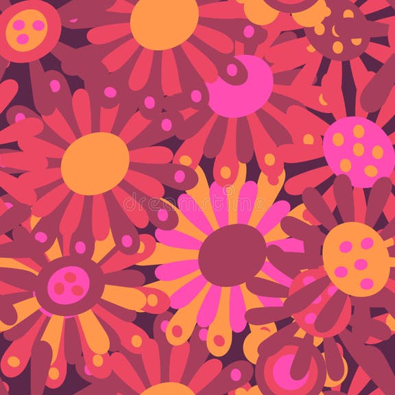 Fragrant Florals Flower Fun. Stock Vector - Illustration of fabric ...