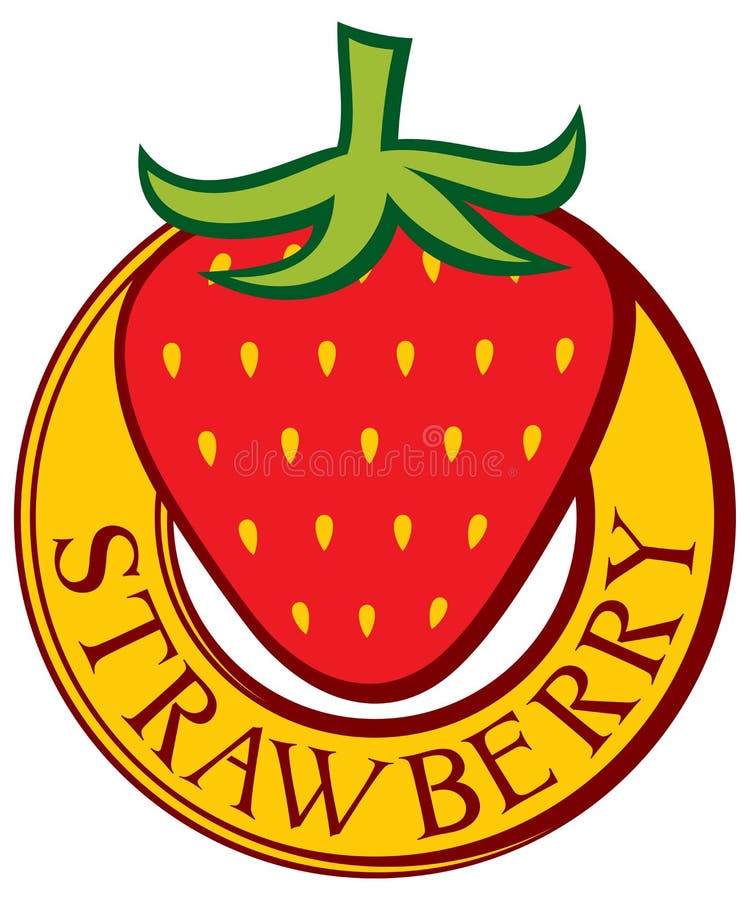 Illustration Moderne De Logo D'icône De Fraise Illustration Stock ...