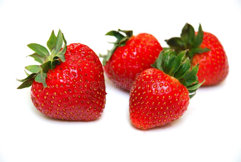 Fraise photo stock. Image du blanc, doux, nutrition, normal - 5770144