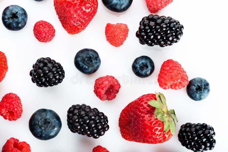 Groseille De Myrtille, De Fraise, De Framboise, Noire Et Rouge Dans La ...