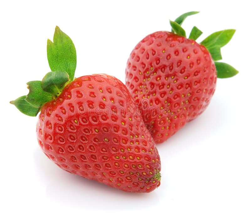 Une fraise mûre image stock. Image du frais, dessert - 40742983