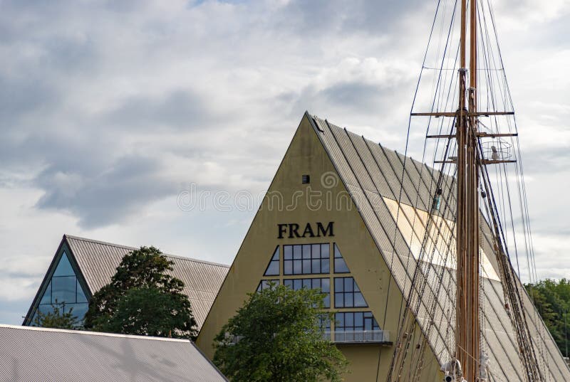 Fram Museum editorial stock image. Image of boat, buildings - 297189044
