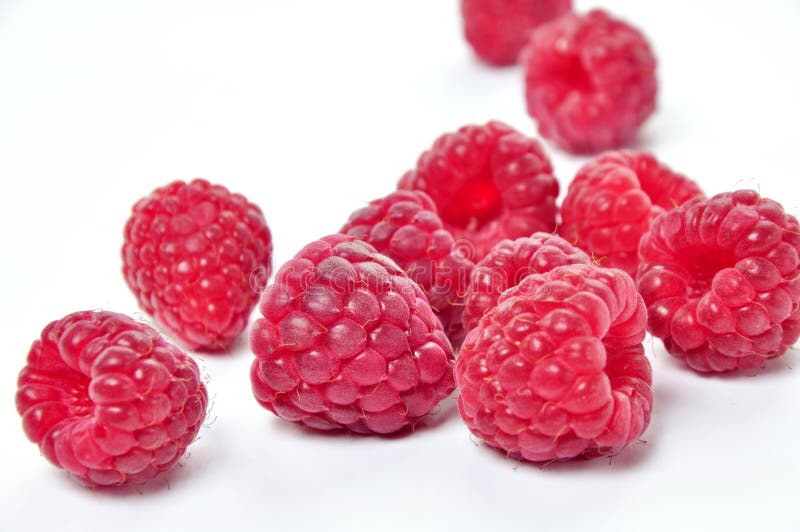 Frambuesas imagen de archivo. Imagen de corte, dulce - 20293237
