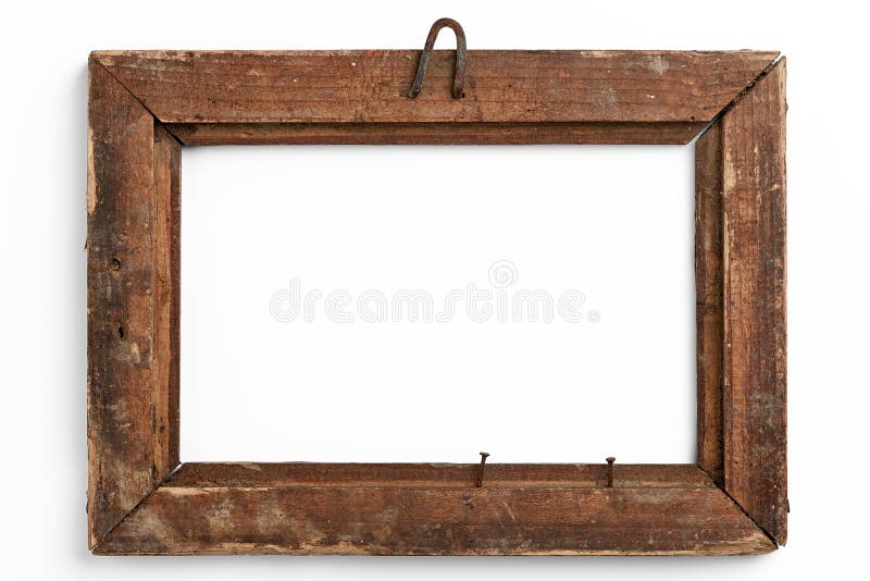 Frame stock image. Image of isolated, wood, rusty, texture - 2439073