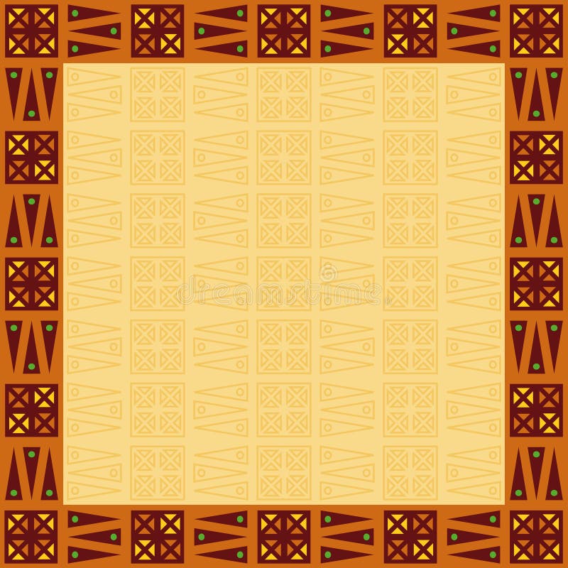 African pattern stock vector. Illustration of artistic - 25356549