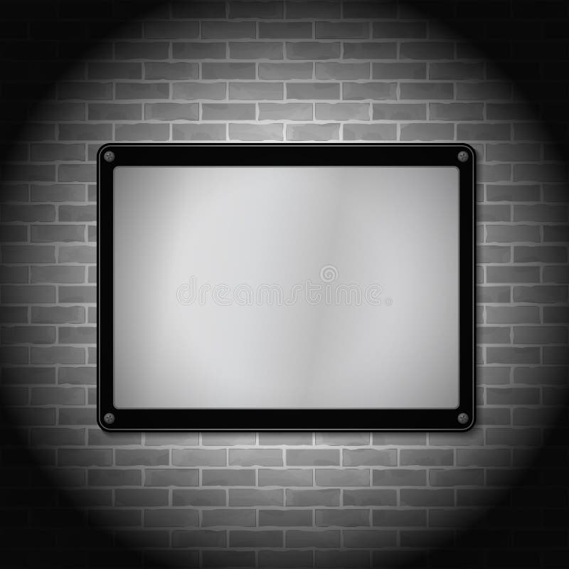 Frame stock vector. Illustration of backdrop, grey, signboard - 26492036