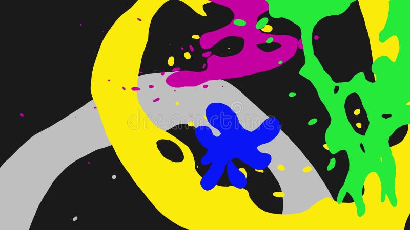 Frame by Frame Animation of Flowing Colored Spots Stock Video - Video ...