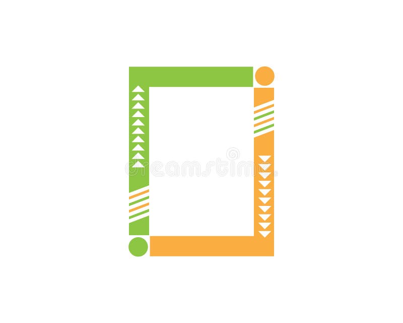 Frame Art Design Stock Vector Template Stock Vector - Illustration of ...