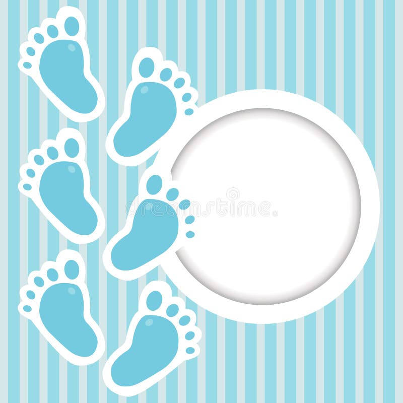 Frame with baby steps stock illustration. Illustration of step - 35931209