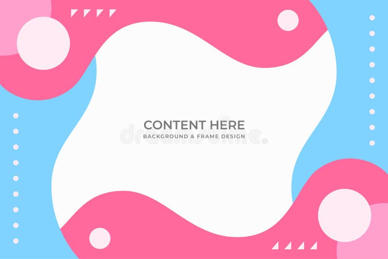 Frame Background Graphic Design Template Stock Vector - Illustration of ...