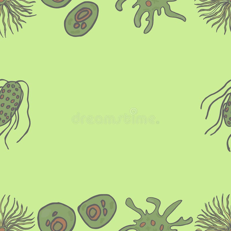 Vector bacteria stock vector. Illustration of disgusting - 10282913