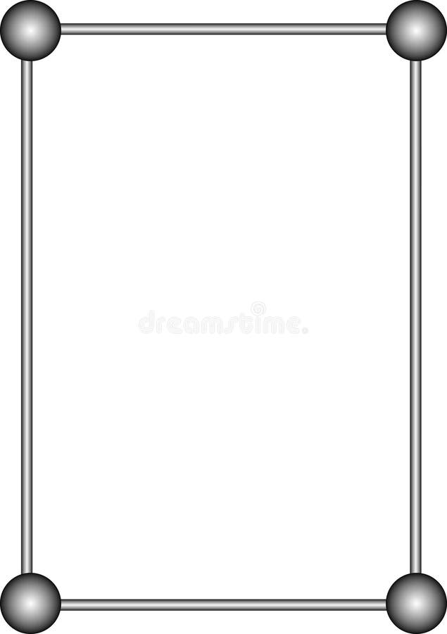 Vector Page Border A4 Design for Project Stock Vector - Illustration of ...