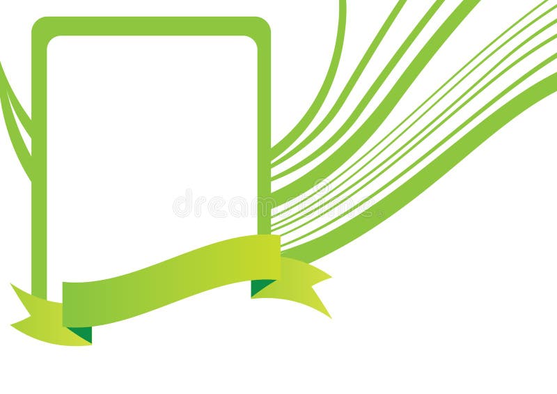 Frame with banner stock illustration. Illustration of background - 6851857