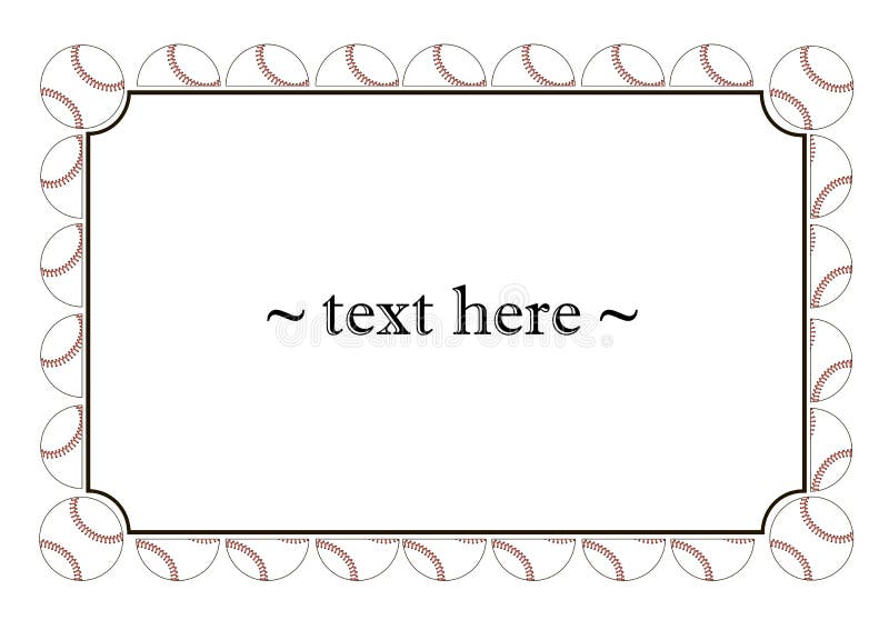 Baseball Frame Stock Illustrations – 1,857 Baseball Frame Stock ...