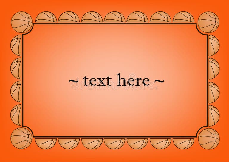 Basketball Team Border Stock Illustrations – 525 Basketball Team Border ...