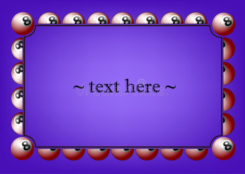 Billiard Club Logo Template Design Stock Vector - Illustration of black ...