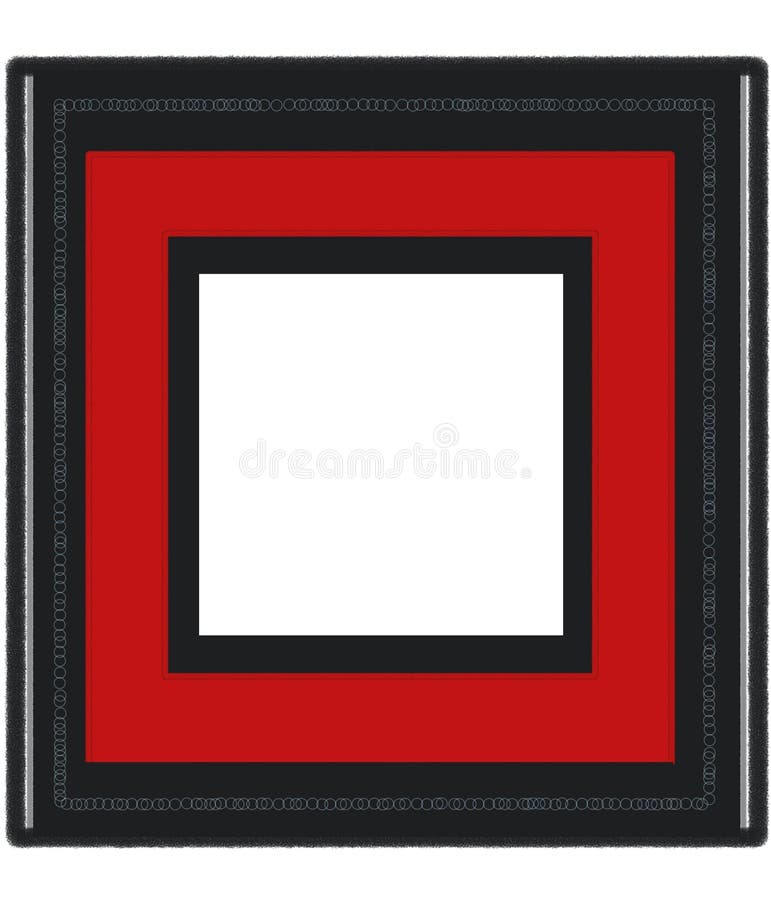 Frame black and red stock illustration. Illustration of frame - 217051019