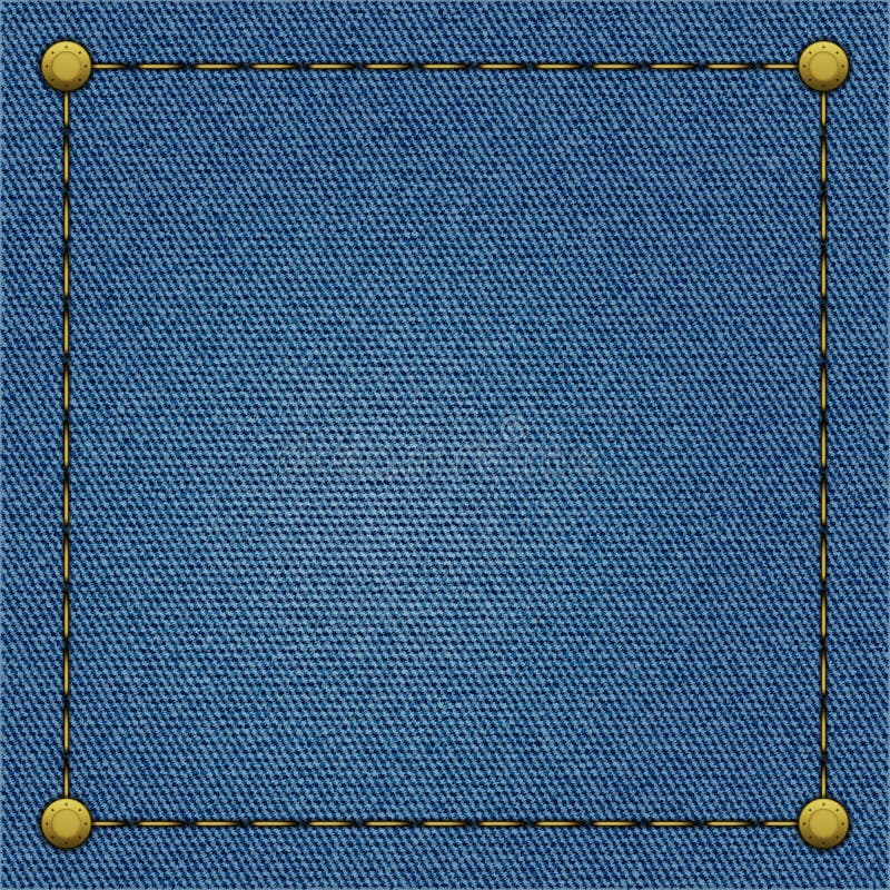 Blue denim frame stock vector. Illustration of classic - 28545831