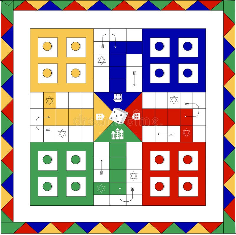 Frame of Board Game ,Funny Frame ,Board Games,Vector Illustrations ...