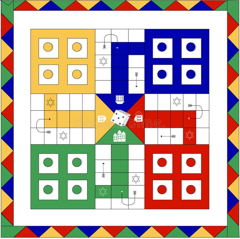 Frame of Board Game ,Funny Frame ,Board Games,Vector Illustrations ...