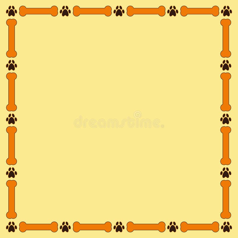 Dog Bones Frame Stock Illustrations – 124 Dog Bones Frame Stock ...