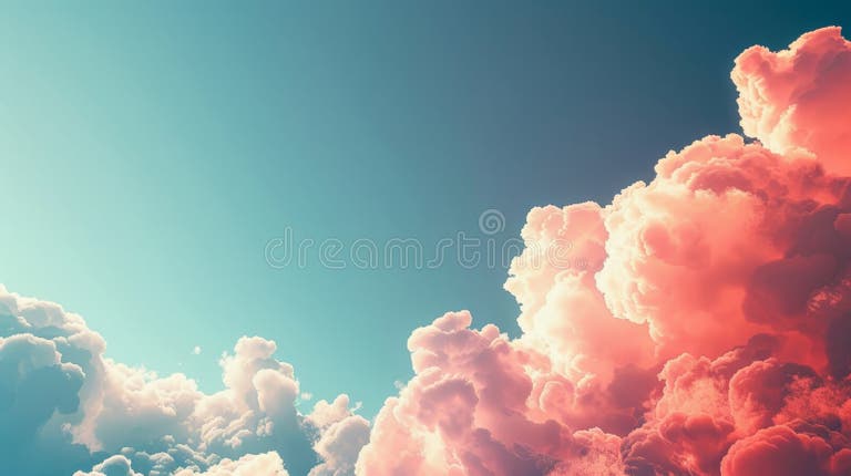 Colorful Cloud Computing Frame Border Background Stock Illustrations ...