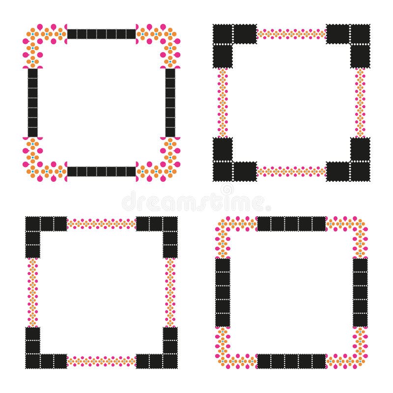 Multi Color Square Border Stock Illustrations – 1,769 Multi Color ...
