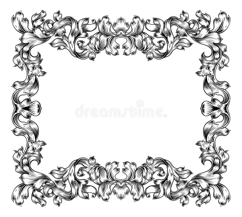 Medieval border ornaments stock vector. Illustration of blue - 21636611