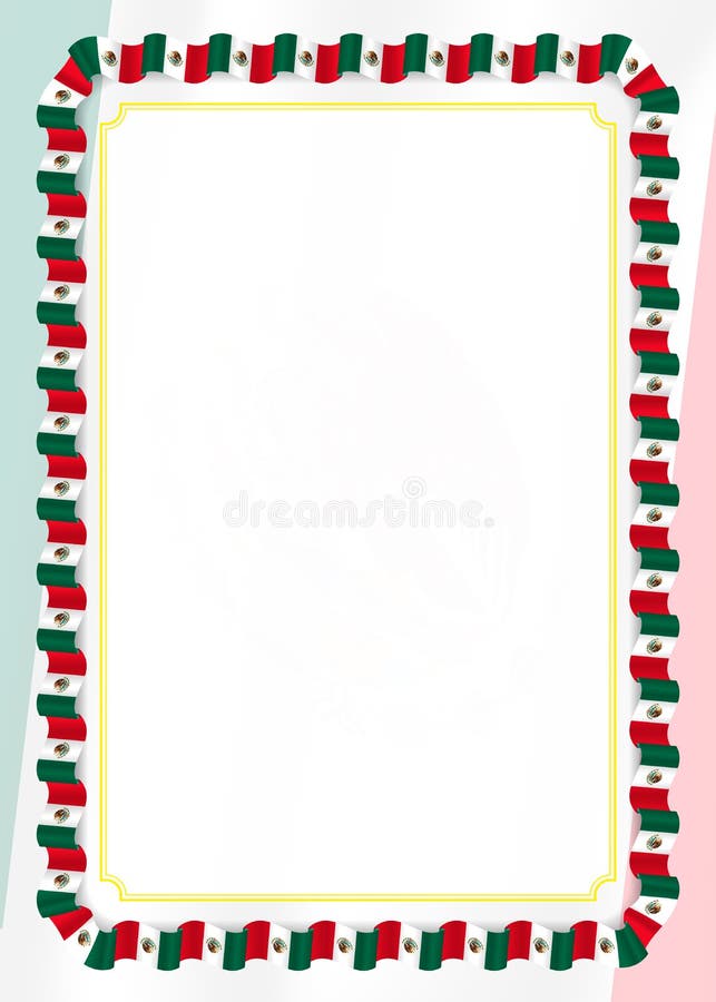 Mexican Flag Border Template
