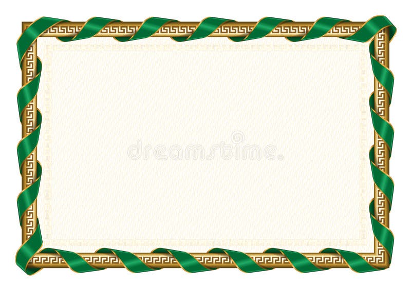 Frame and Border with Saudi Arabia Flag Stock Vector - Illustration of ...