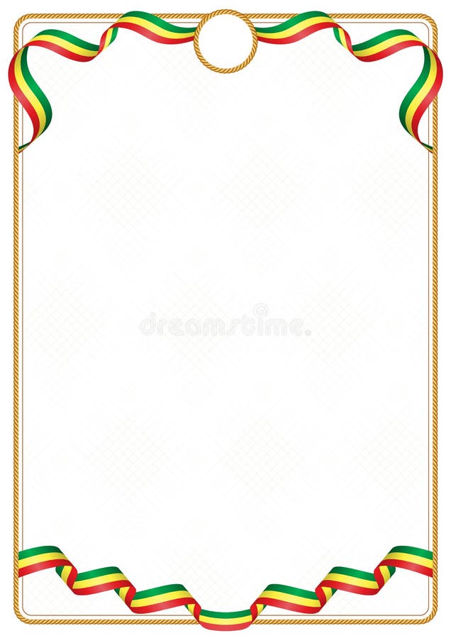 Frame and Border of Senegal Colors Flag Stock Vector - Illustration of ...