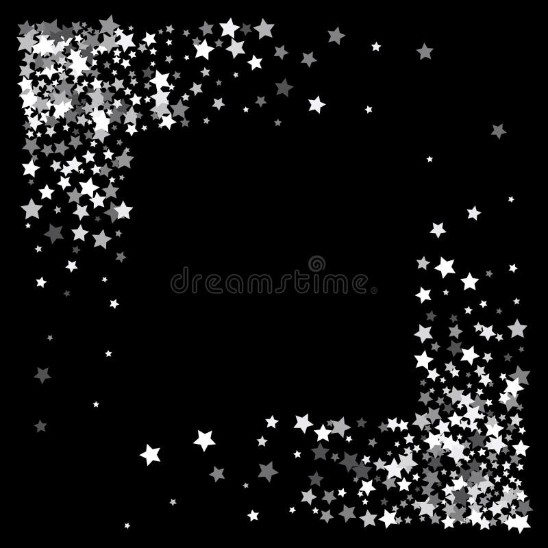Frame or border of stars stock vector. Illustration of celebration ...
