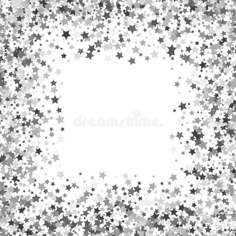 Frame or border of stars stock vector. Illustration of birthday - 111972300