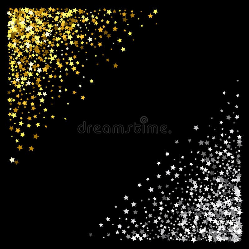 Frame or border of stars stock vector. Illustration of christmas ...